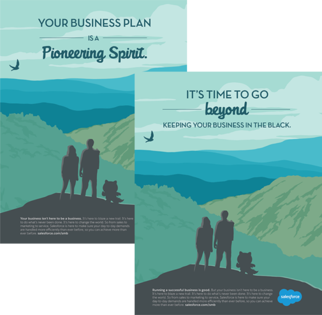 Salesforce Print Advertising - Iron Creative
